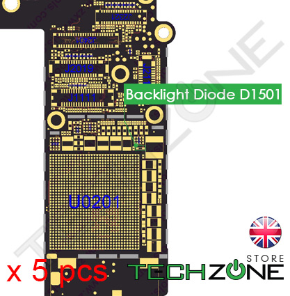 5 X Backlight Diode D1501 Chip Back Light Diode for iPhone 6 iPhone 6 ...